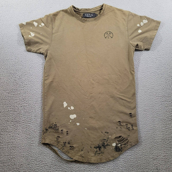 Civil Regime | Shirts | Civil Regime Shirt Mens Medium Been Through Hell And Back Round Hem ...